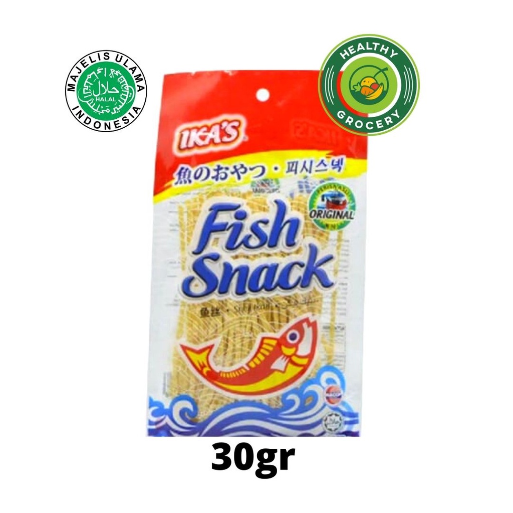 Jual Ika's Fish Snack Flavour 30gr / IKAS Kerupuk Ikan Rasa BBQ ...