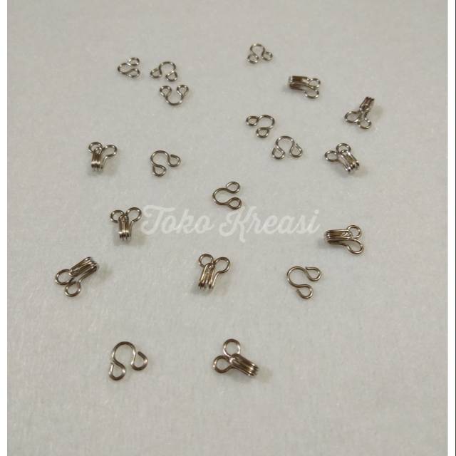 Jual (Per pcs) Kaitan bra - kait bra - kait bh - kancing bra | Shopee ...