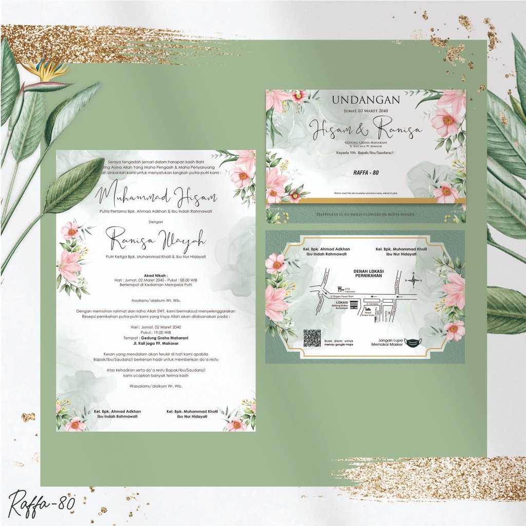 Jual RAFFA 80 Blanko Undangan | Blangko Undangan | Undangan Murah ...