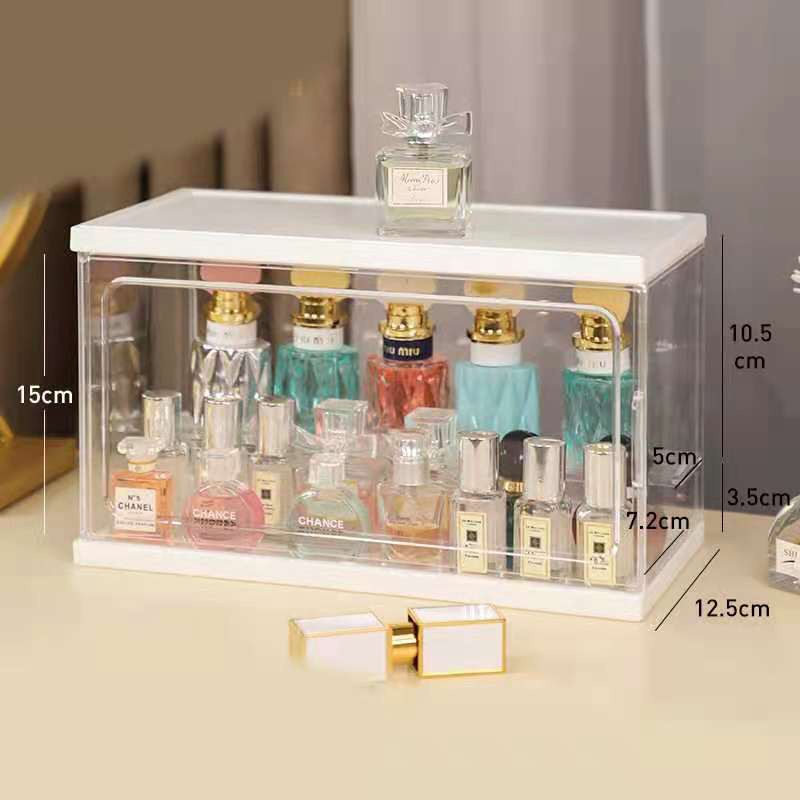 Jual Rak Acrylic display rak kosmetik rak make up rak parfum estetik ...