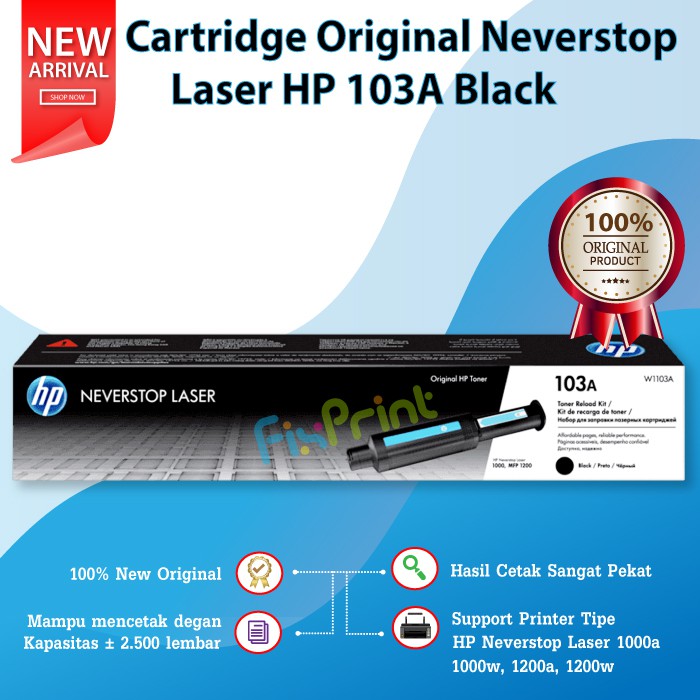 Jual ORIGINAL TONER CARTRIDGE HP 103A W1103A RELOAD KIT LASER PRINTER ...