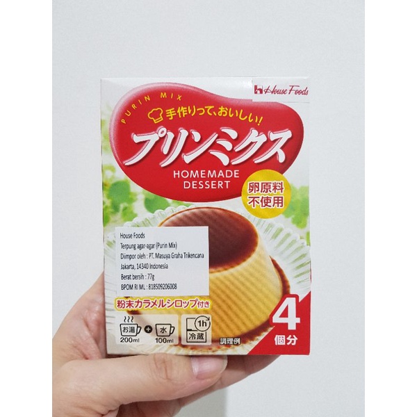 Jual House Purin Mix 77gr | Tepung Pudding Caramel ala Jepang | Shopee ...