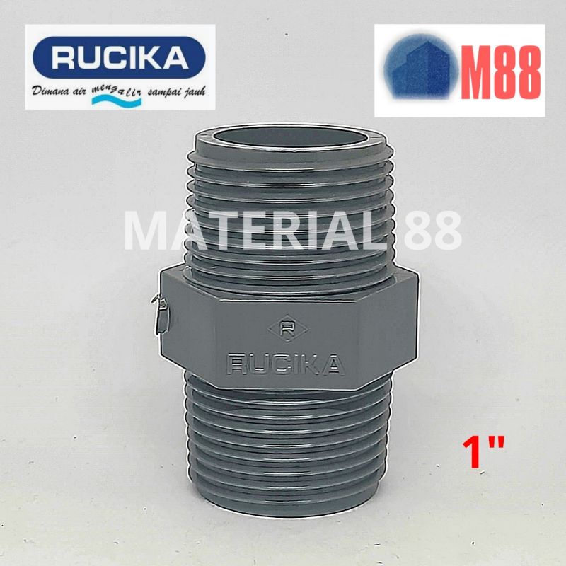 Jual Double Nipple 1 Inch Aw Rucika Double Nepple Dobel Nepel Pvc
