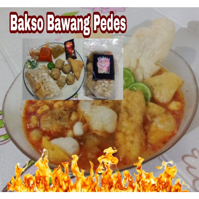 Jual BAKSO BAWANG INSTAN PEDAS GURIH/JUMBO/PACK BESAR (DAGING SAPI ASLI ...