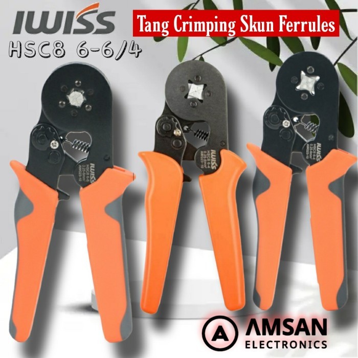 Jual IWISS HSC8 6-6-4 Tang Crimping Ferrules Terminal Skun Ferruless | Shopee Indonesia