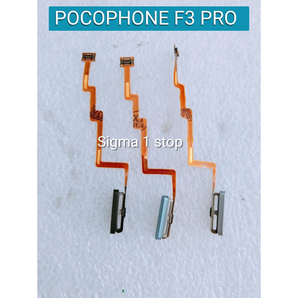 Jual POCOPHONE F3 PRO FINGER PRINT FLEXIBLE ON OFF VOLUME SIDIK JARI POCO FLEXI POWER XIAOMI ...