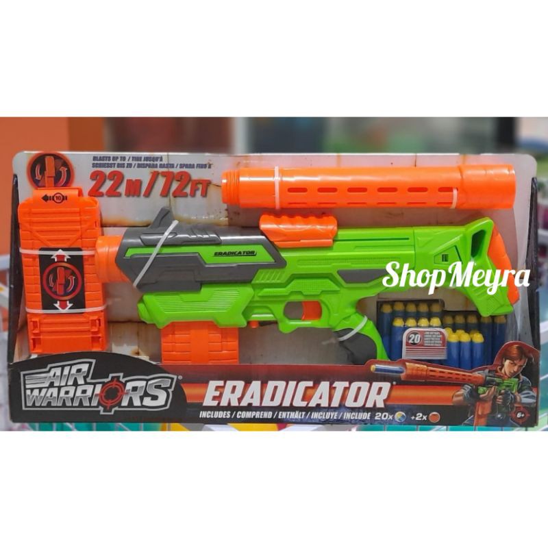 Jual Buzz Bee Toys Air Warriors Eradicator Blaster | Shopee Indonesia