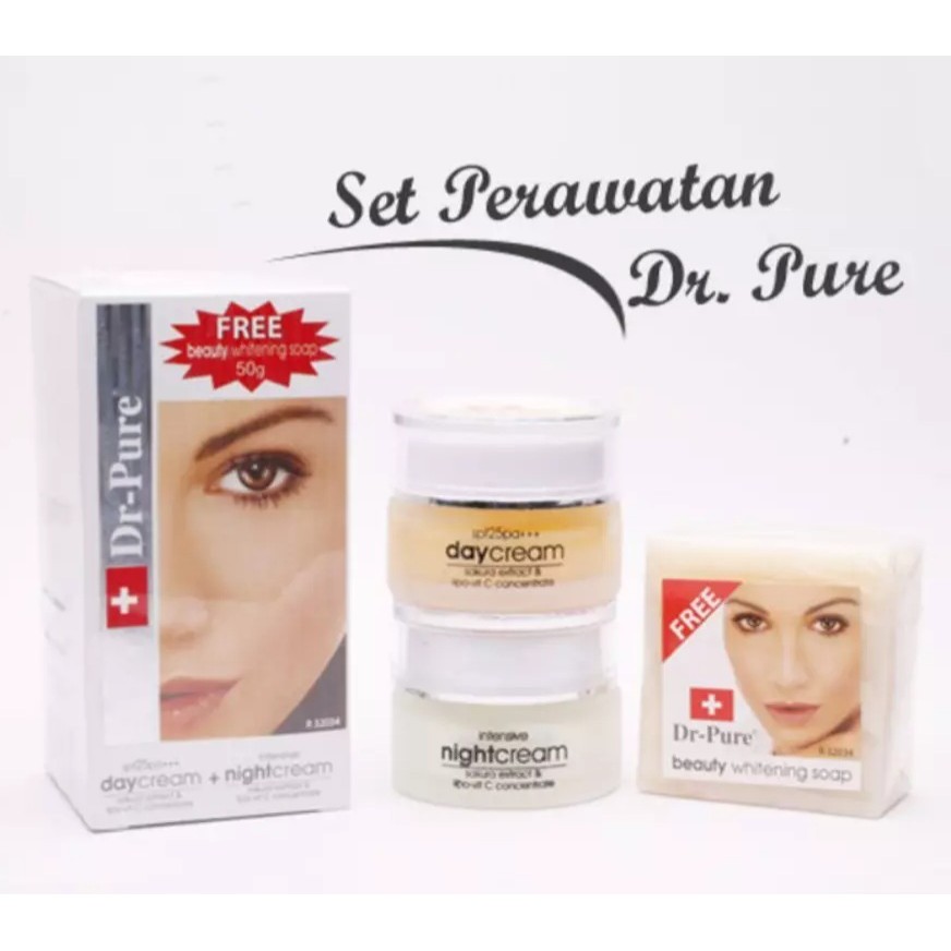 Jual Dr - Pure Cream Paketan ( Day Cream + Night Cream + Sabun ...