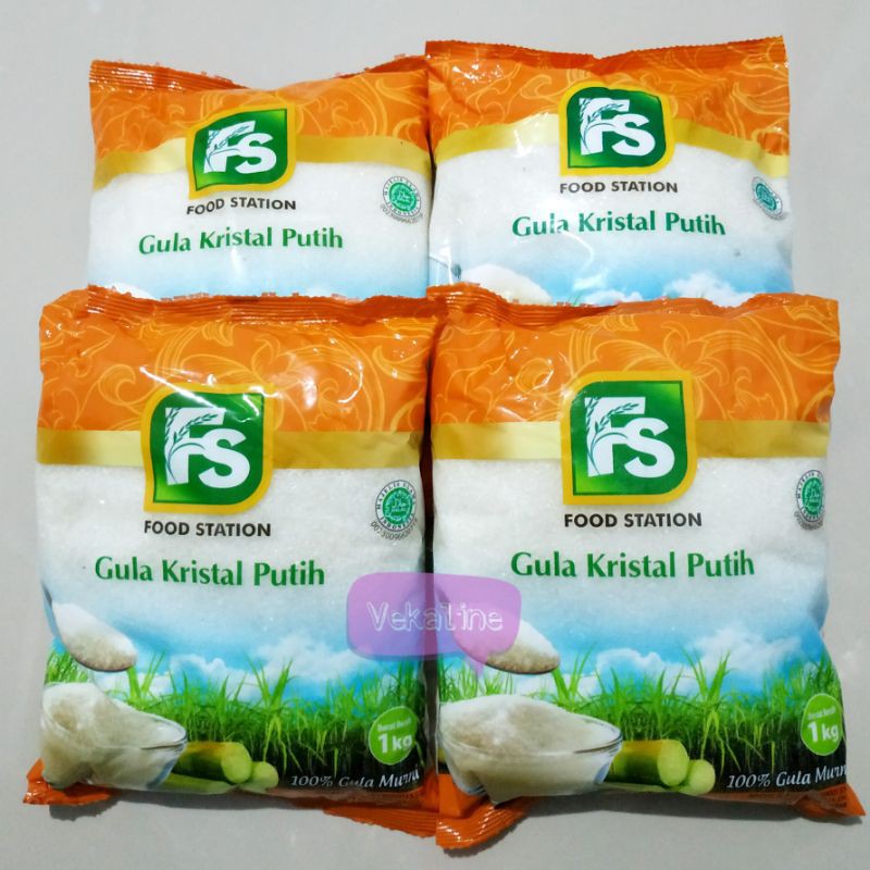 Jual FS Gula Pasir Food Station 1Kg | Shopee Indonesia