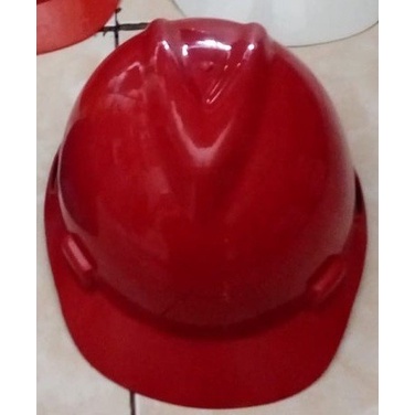 Jual Helm Proyek / Helm Pelindung / Safety Helmet VGS - MERAH (RED ...
