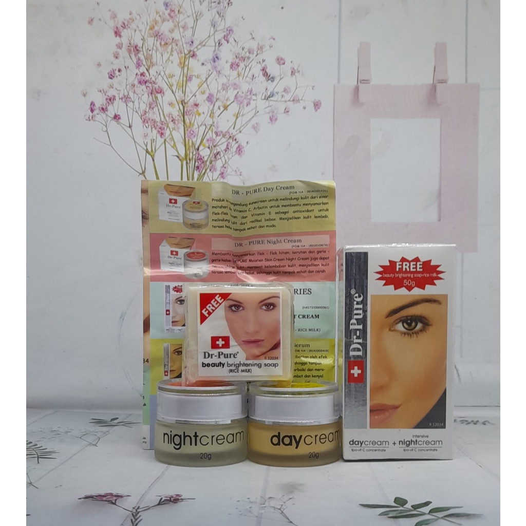 Jual Dr-Pure Beauty Set (Day Cream, Night Cream, FREE Beauty ...