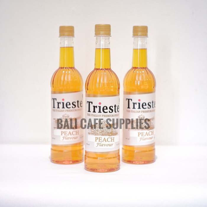 Jual Trieste Peach Syrup 650ml sirup rasa buah persik | Shopee Indonesia