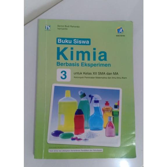 Jual buku kimia berbasis eksperimen untuk kelas xii 12/ buku bekas | Shopee Indonesia