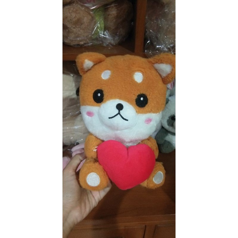 Jual boneka amuse dengan love/rubah amuse/boneka preloved amuse ...