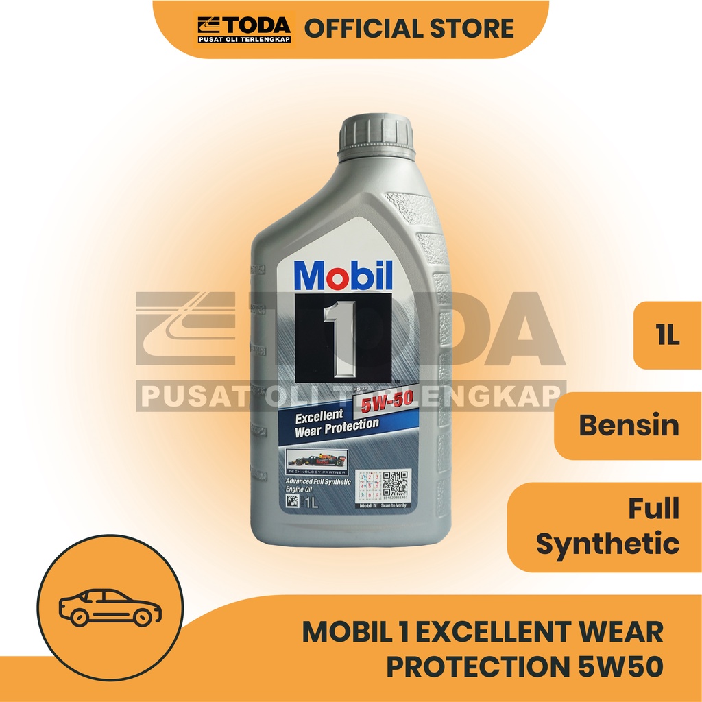 Jual MOBIL 1 EXCELLENT WEAR PROTECTION 5W50 1LT | Shopee Indonesia