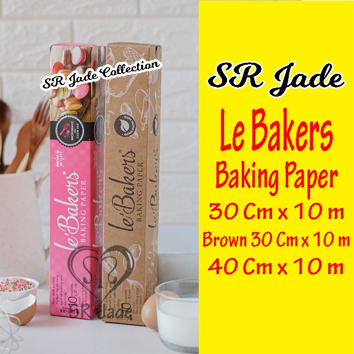 Jual Le Bakers Baking Paper 30 Cm x 10 m / 40 Cm x 10 m Putih Brown ...