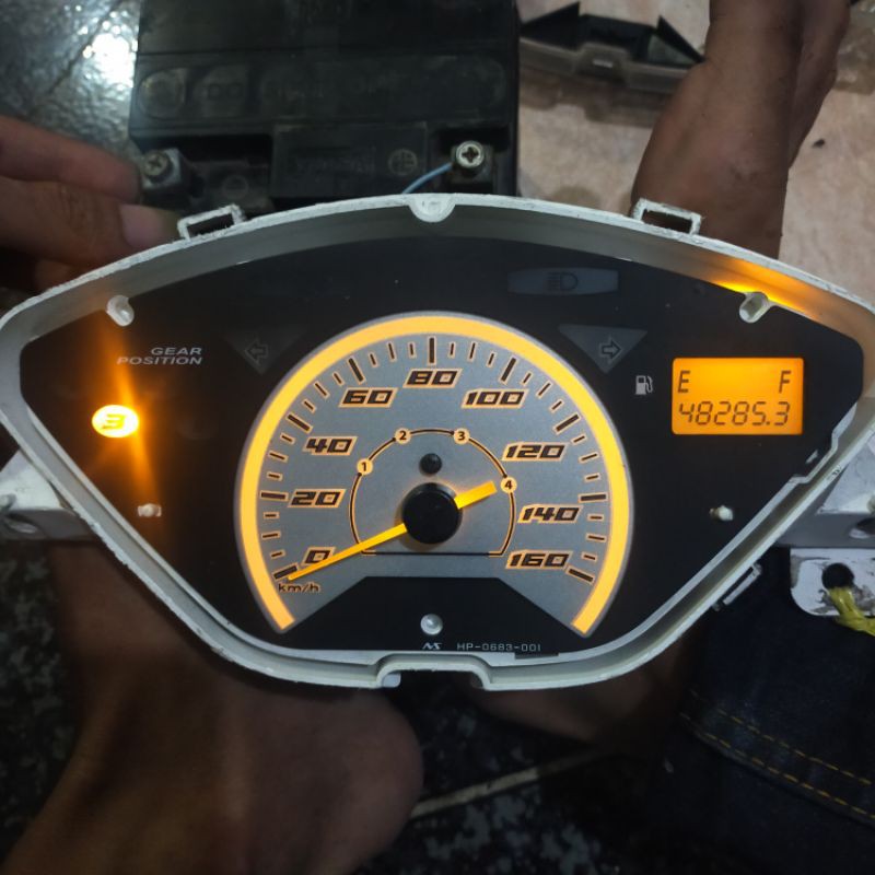 Jual mesin speedometer speedo spido kilometer supra x 125 old lama ...