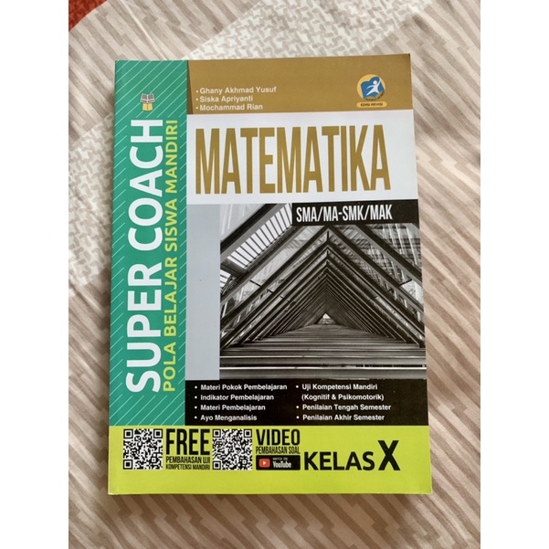 Jual BUKU MATEMATIKA SMA/MA-SMK/MAK KELAS X SUPER COACH EDISI REVISI ...