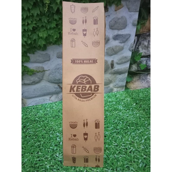 Jual Kertas Kebab Coklat / Packing Kebab / Kemasan Kebab | Shopee Indonesia