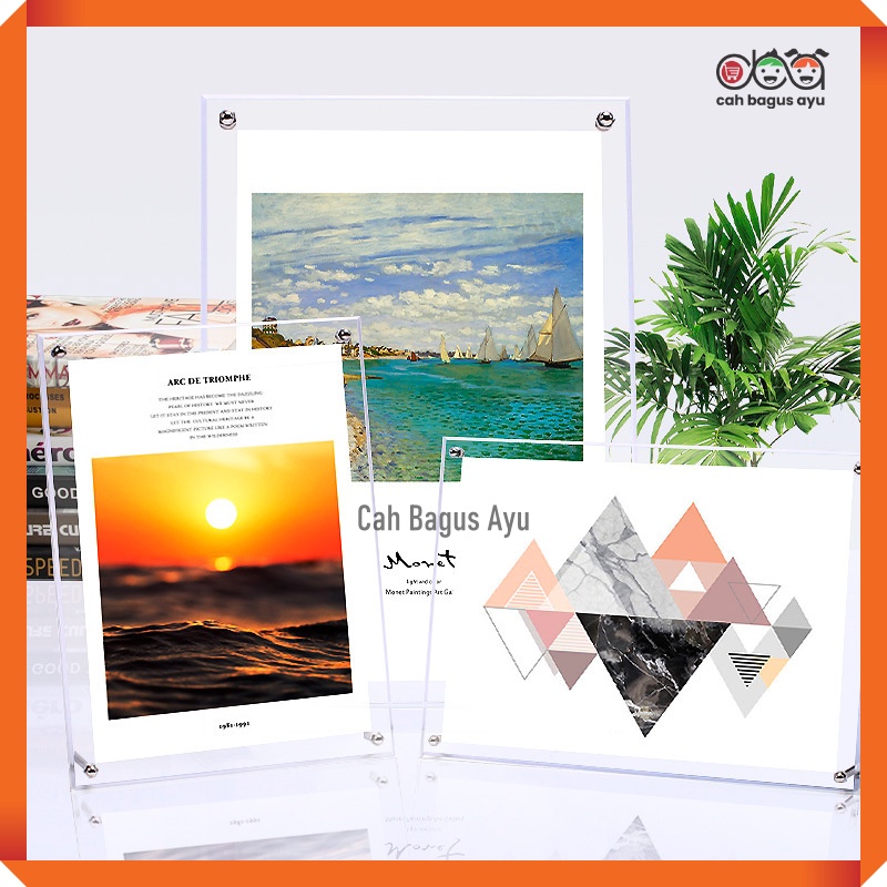 Jual Top Bingkai Photo Stand Penyangga Kaki Metal Stainless Frame Foto ...