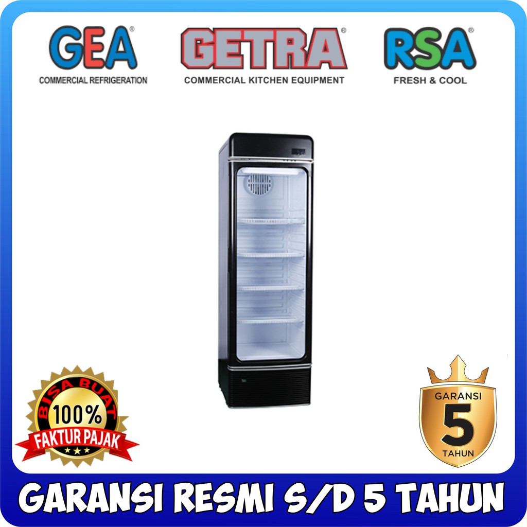 Jual SHOWCASE GEA EXPO-480WG DISPLAY COOLER LEMARI PENDINGIN 1 PINTU ...
