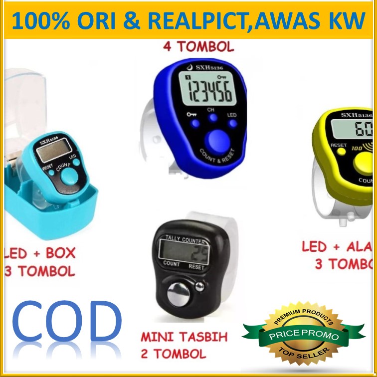 Jual Tasbih Digital Elektronik Doa Zikir Sholat Ibadah LED JAM ALARM ...