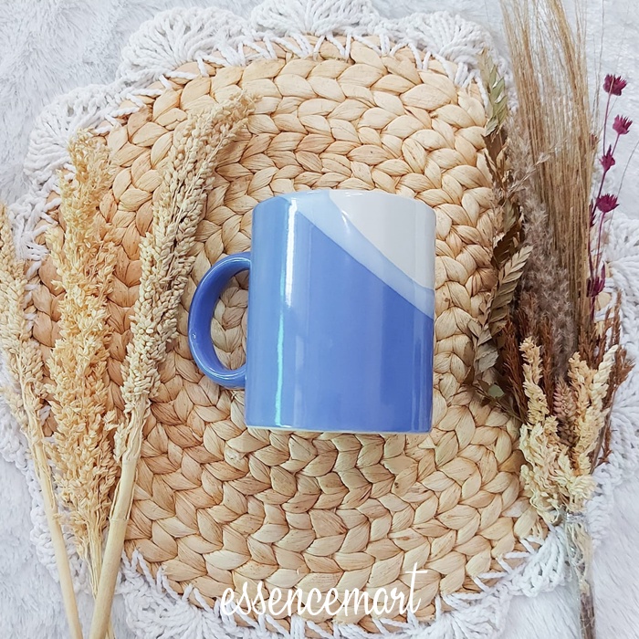 Jual Mug Keramik 2 Warna Two Tone Twotone Gelas Cangkir 2 Warna Cantik ...