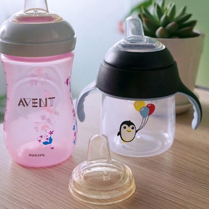 Jual Sangat Nyaman.. Dot Nipple Training Cup Sippy / Straw Cup Avent ...