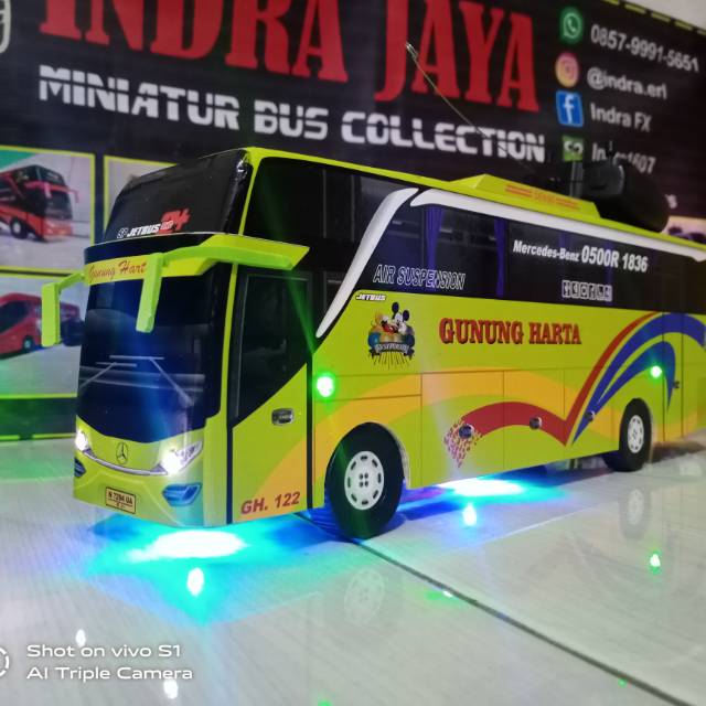 Jual Miniatur Bus GUNUNG HARTA jb2+ Radio Control | Shopee Indonesia