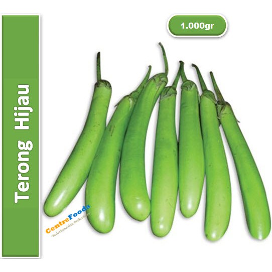 Jual Terong Hijau Fresh | Jabar [ Berat 0,5Kg / 500gr ] | Shopee Indonesia