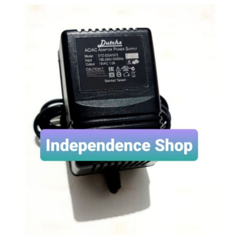 Jual Adaptor 18V AC 1000mA Power Supply Alesis Multimix4 USBFX Proel ...