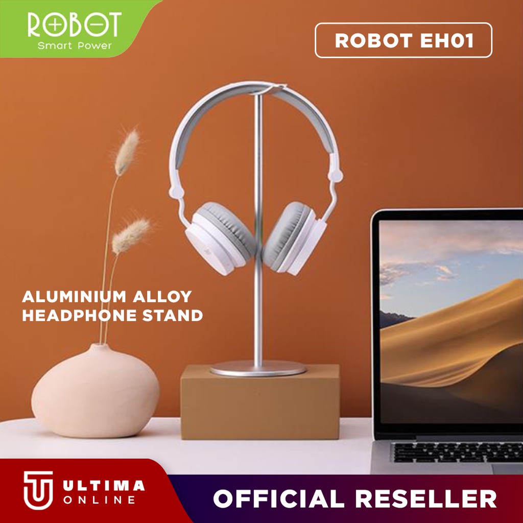 Jual ROBOT Headset Headphone Stand Holder Mount Aluminium Alloy RT-EH01 ...