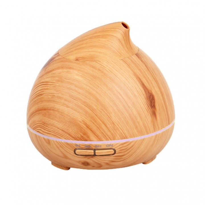 Jual Wooden Humidifier 7 Warna LED Light 300ml Coklat Kode H20 | Shopee ...