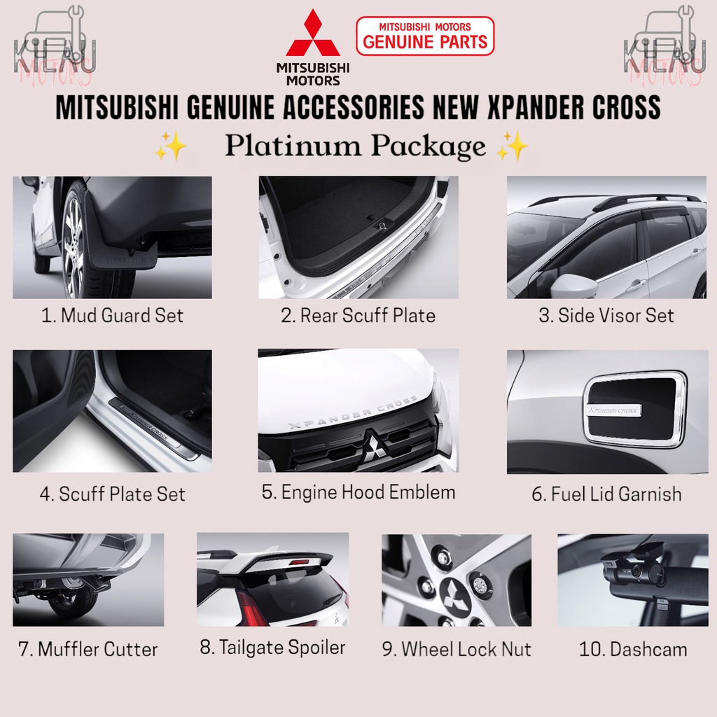 Jual Paket Platinum Aksesoris Mitsubishi New Xpander Cross / Platinum ...
