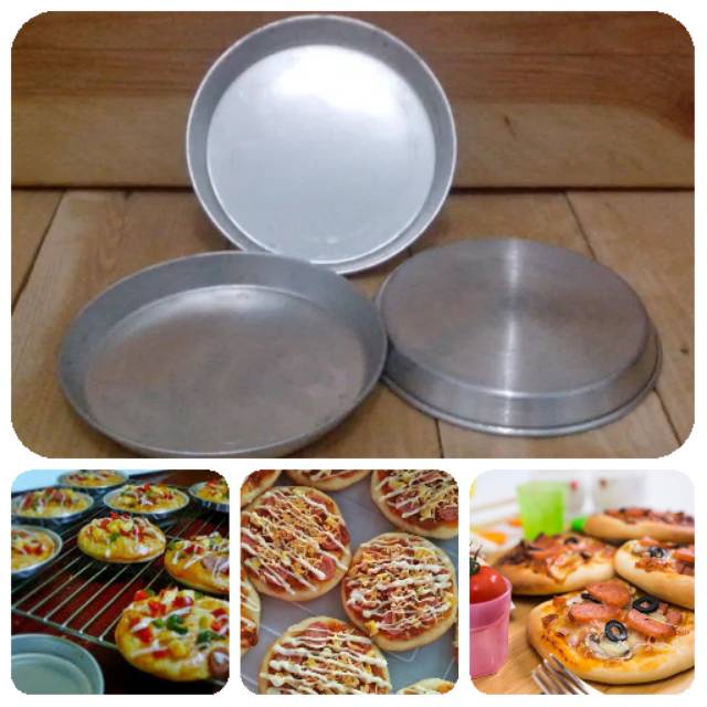 Jual Loyang Pizza Diameter 22 CM/ Loyang Bulat / Nampan Bulat / Pizza ...