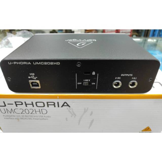 Jual Behringer UMC202HD - UMC202 HD - UMC 202 HD USB Soundcard Audio ...