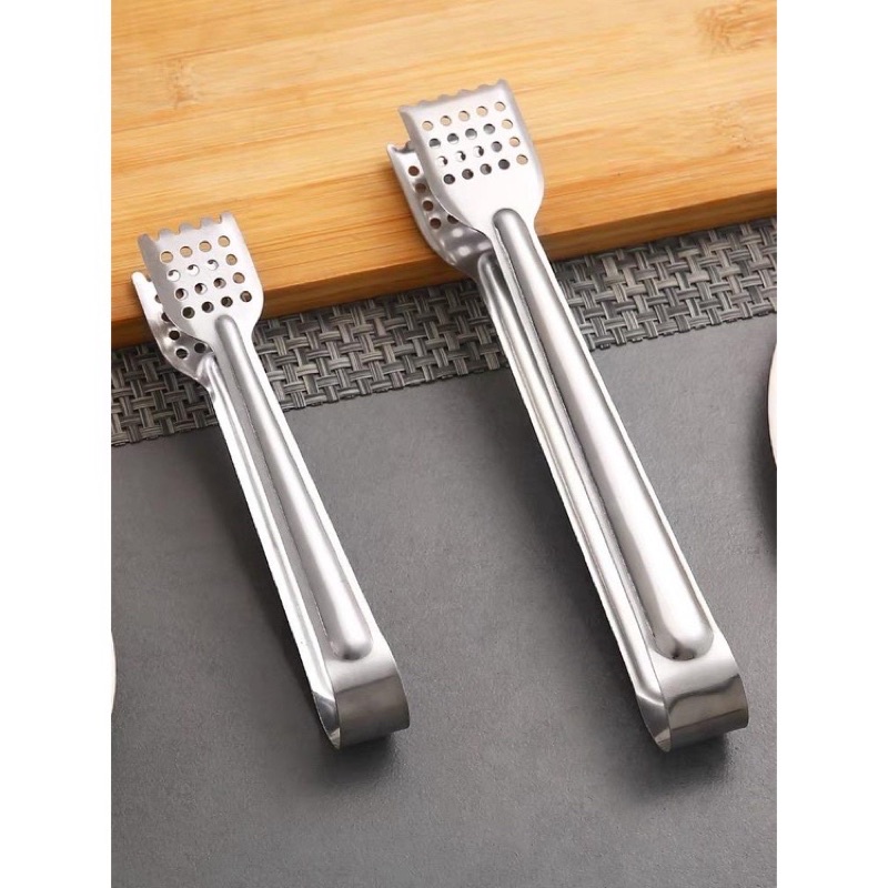 Jual Penjepit Makanan Stainless | Penjepit Makanan BBQ ukuran Besar dan ...