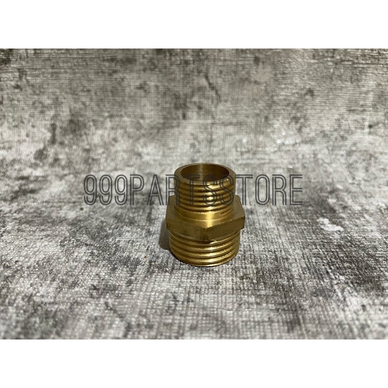 Jual Double nepel pipa angin kompressor drat luar bahan kuningan 16mm x ...