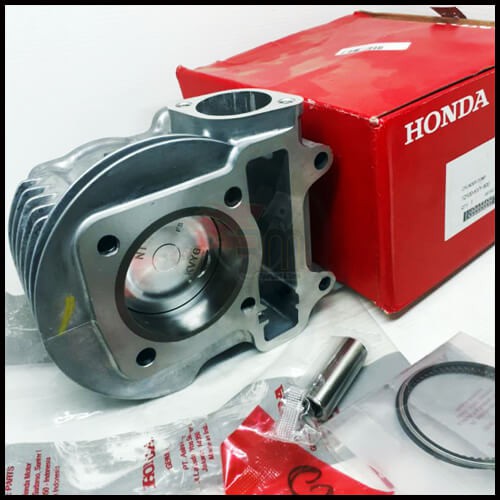 Jual BLOCK BORING SEHER PISTON SET ORI HONDA BEAT-SCOOPY-SPACY KARBU KODE PART: 12100-KVY-900 ...