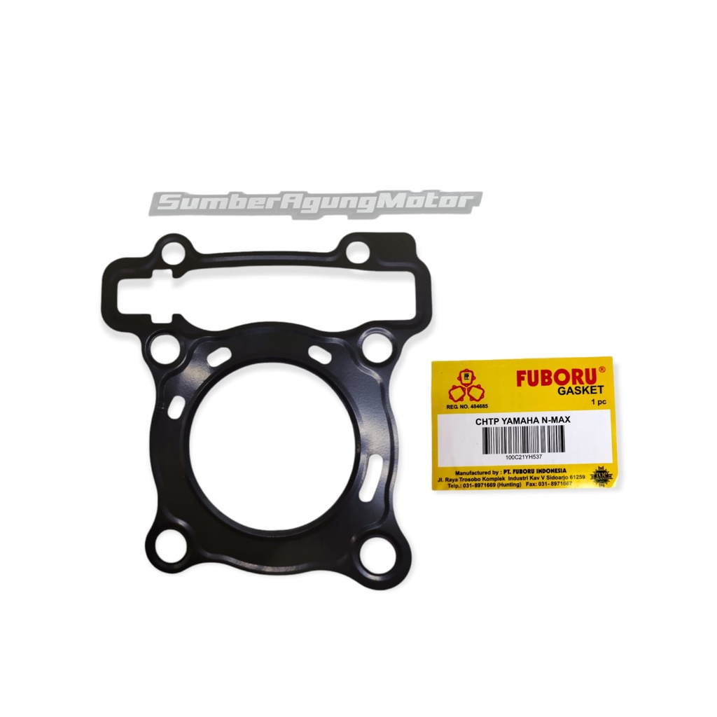 Jual PERPAK PAKING GASKET CYLINDER HEAD KOP YAMAHA NMAX AEROX FUBORU CYLINDER HEAD THIN PLATE ...