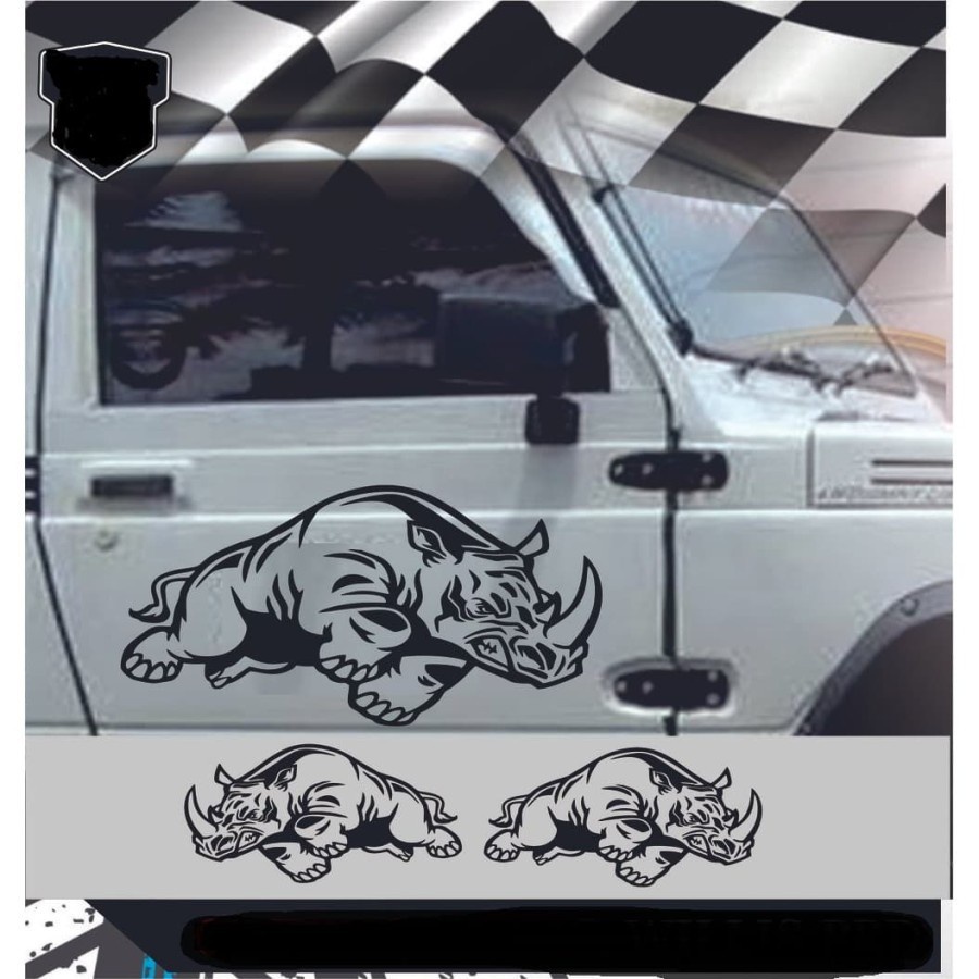 Jual STIKER MOBIL BADAK JEEP KATANA FEROZA ESCUDO TERMURAH KEREN ...