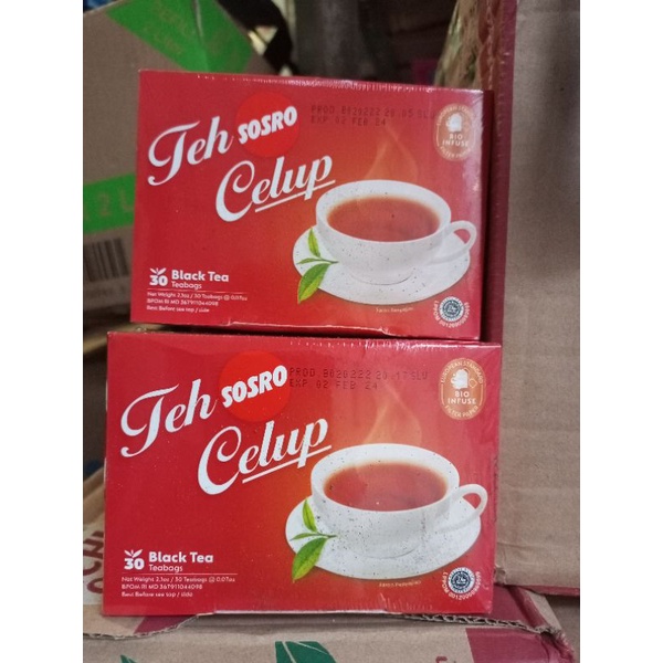 Jual Teh celup Sosro isi 30x 2g | Shopee Indonesia