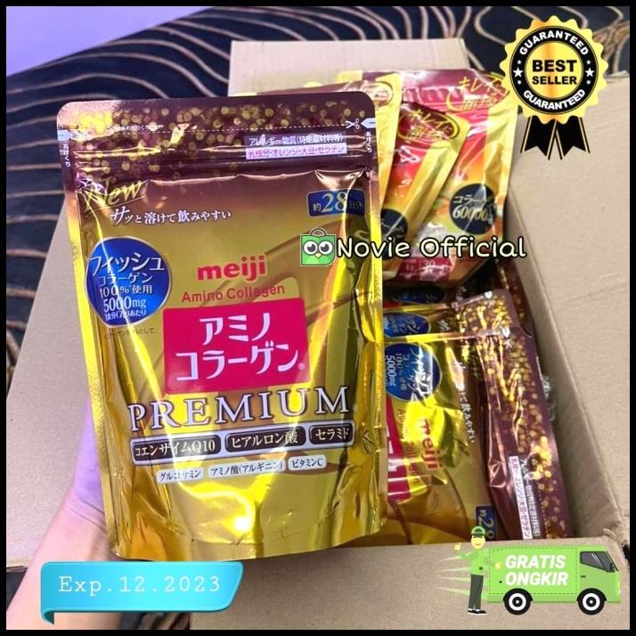 Jual Meiji Amino Collagen Premium Refill 28 Day Japan Ori Collagen Drink | Shopee Indonesia