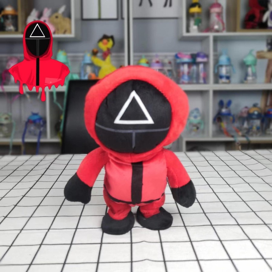 Jual Boneka Squid Game Talking ukuran 25cm Bisa Rekam Suara | Shopee ...