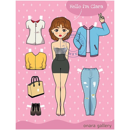 Jual Boneka Kertas/BP/Bongkar Pasang/Paper Doll | Shopee Indonesia