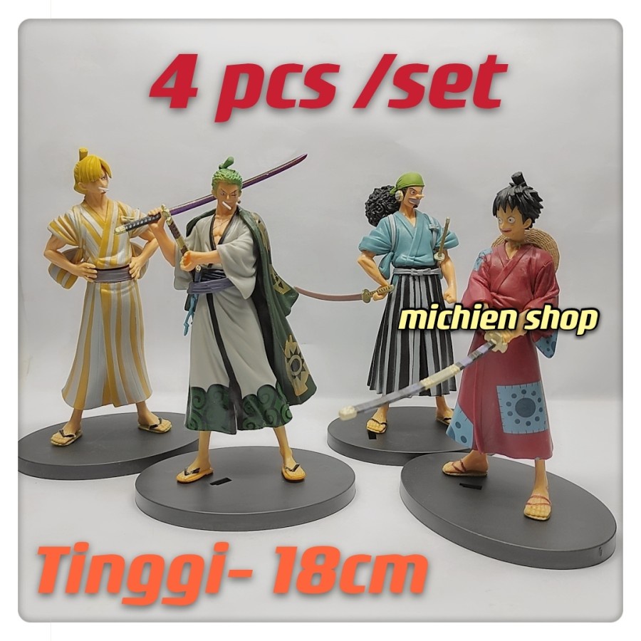 Jual ACTION FIGURE ONE PIECE MONKEY D LUFFY RORONOA ZORO ZERO FZO ...