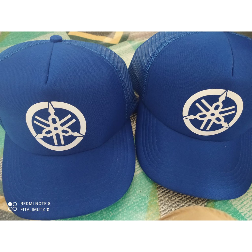 Jual Topi logo Yamaha \ topi custom \ BEST PROMO Topi Trucker Jaring ...