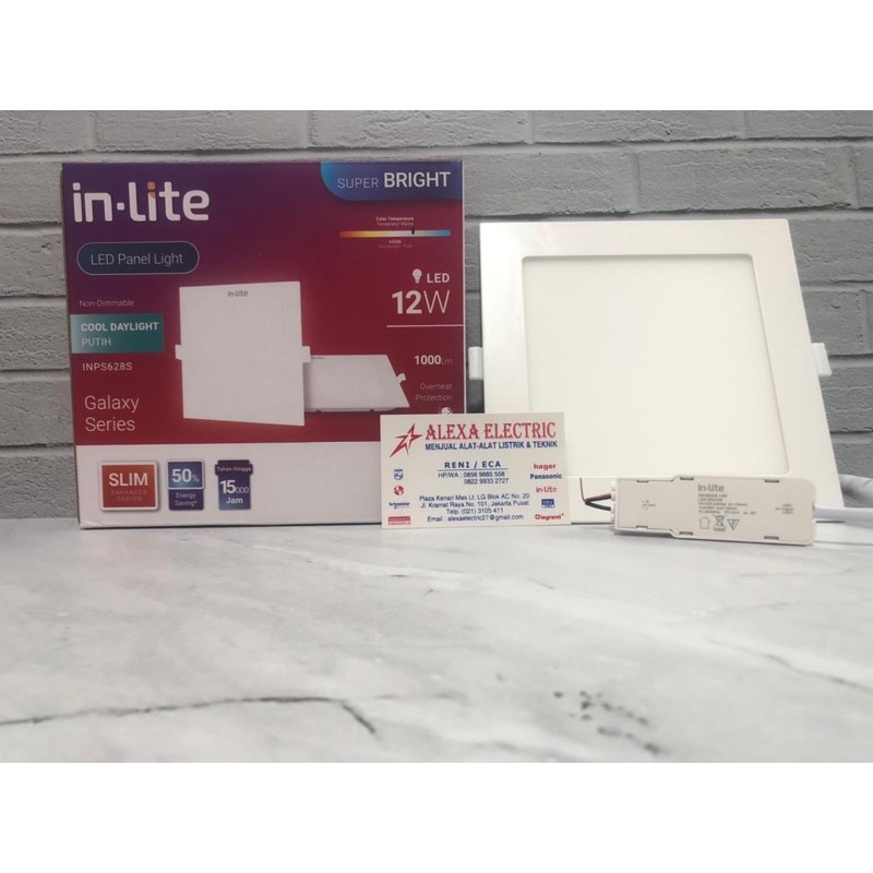 Jual LED panel inlite downlight tanam kotak 12w 12 watt 12 w INLITE IN ... Jual LED panel inlite downlight tanam kotak 12w 12 watt 12 w INLITE IN ...