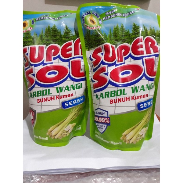 Jual Supersol karbol 750ml | Shopee Indonesia
