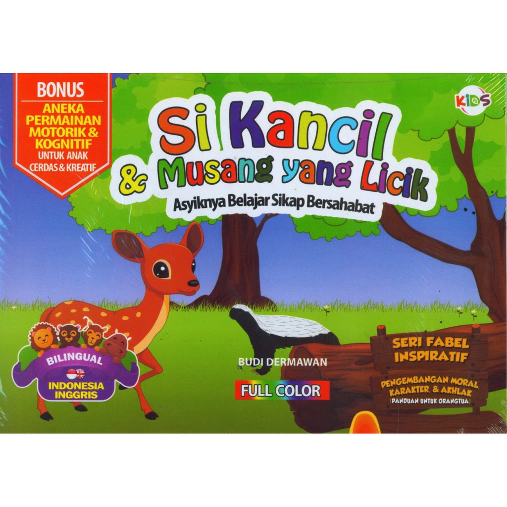 Jual BUKU ANAK Si Kancil dan Musang yang Licik Bilingual Full Color ...